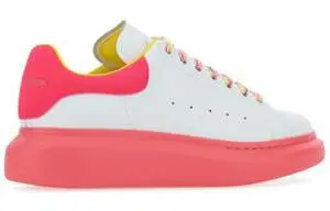Alexander McQueen Oversized Sneakers - White/pink/yellow