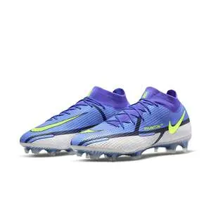 Nike Phantom Gt2 Elite Df Fg Soccer Cleats - Blue/grey/black