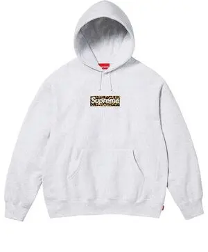 Supreme Shanghai Box Logo Hooded Sweatshirt - Grey