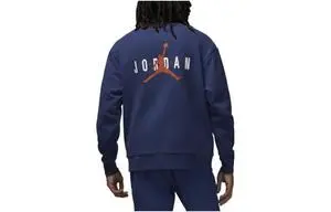 JORDAN X Eastside Golf Cardigan - Navy/red