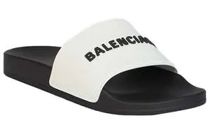 Balenciaga Pool Slides - Blackwhite