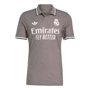 Adidas Real Madrid 24/25 Third Authentic Jersey - Grey