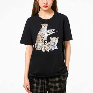Nike Cheetah Print Crewneck T-shirt