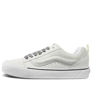 VANS Knu Skool Sneakers With Checkerboard Detailing - White/black