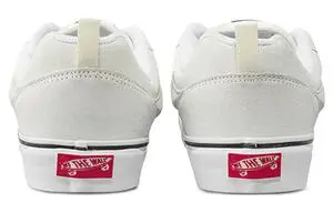 VANS Knu Skool Sneakers With Checkerboard Detailing - White/black