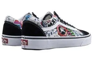 VANS Old Skool "stickers" Low Top Sneakers - Black