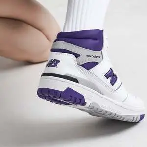 NEW BALANCE 650r High Top Sneakers - White/interstellar/raincloud
