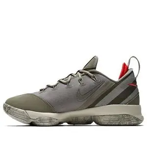 Nike Lebron 14 Low Ep "olive - Grey/red