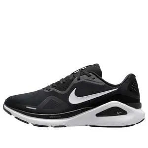 Nike Structure 26 Extra Wide Athletic Sneakers - Black/wolf Grey/metallic Silver