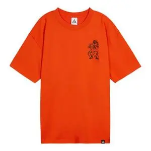 Nike Graphic Print T-shirt - Orange