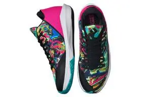 CONVERSE Chuck Taylor All Star Bb Jet Low "marbled" Athletic Sneakers - Pink/black/blue
