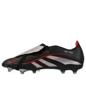 Adidas Predator League Fold-over Tongue Fg/mg Sneakers - Core Black/silver Metallic/vivid Red