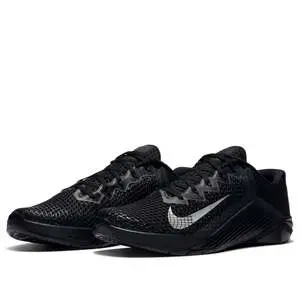 Nike Metcon 6 Athletic Lace-up Sneakers - Black/grey