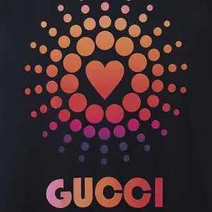 Gucci Love Parade Cotton T-shirt - Black