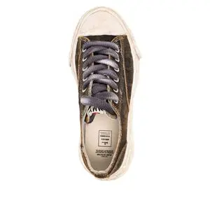 Mihara Yasuhiro Peterson Washed Denim Sneakers