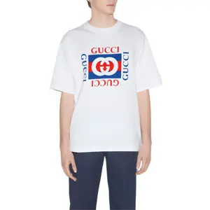 Gucci Cotton Jersey T-shirt With Print - White