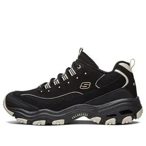 Sketchers D'lites 1.0 Low Top Sneakers - Black