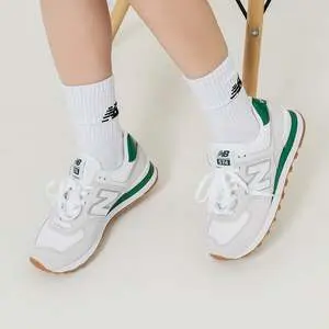 NEW BALANCE 574 Athletic Sneakers - Grey/green