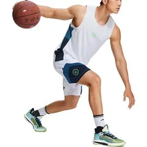 LI-NING Way Of Wade Logo Basketball Tank Top - White