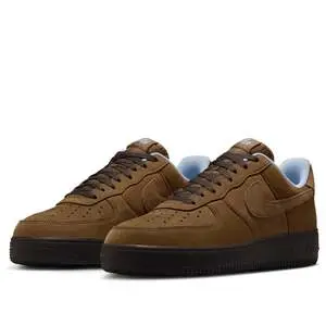 Nike Force 1 Low Sneakers - Light British Tan/blue