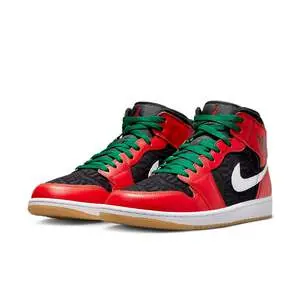 JORDAN 1 Mid Se Sneakers - Red