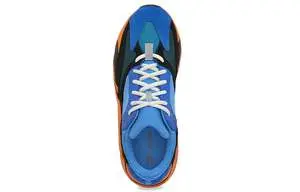 Adidas Yeezy Boost 700 "bright Blue" Athletic Sneakers - Blue/orange