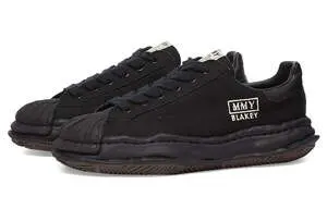 Mihara Yasuhiro Blakey Og Sole Canvas Low-top Sneaker - Black