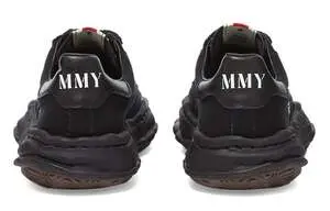 Mihara Yasuhiro Blakey Og Sole Canvas Low-top Sneaker - Black