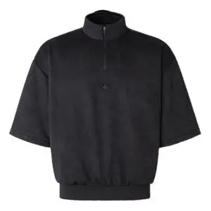 Adidas Basketball Sueded 3/4 Half-zip Sweatshirt