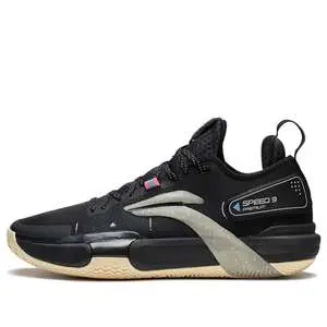 LI-NING Speed Premium Athletic Sneakers - Black/yellow/white