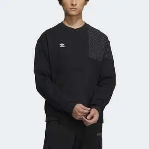 Adidas Originals Cny Limited Pattern Printing Sports Round Neck Pullover