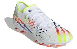 Adidas Predator Edge.3 Hg/ag Football Boots - White/yellow/blue