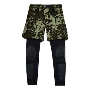 Nike Lab Mmw 2 In 1 Pants 'camo Black