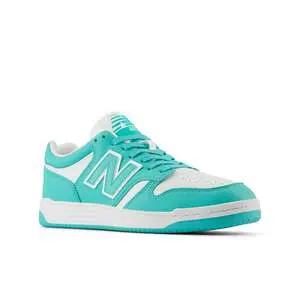 NEW BALANCE 480 Sneakers - Airyteal/white