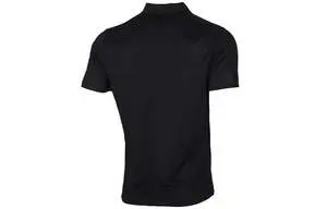 Nike Logo Quick Dry Breathable Sports Short Sleeve Polo Shirt - Black