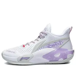 LI-NING Badfive V2 Mid Sneakers - White/purple