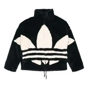 Adidas Originals Colorblock Faux Fur Jacket - Default Color