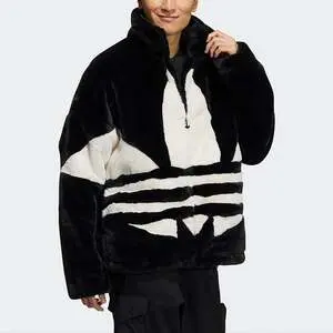 Adidas Originals Colorblock Faux Fur Jacket - Default Color