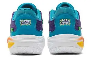 PUMA Court Rider Low Top Sneakers - Blue/green/orange