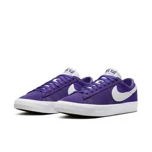 Nike Zoom Blazer Low Pro Gt Sb Court Purple - Purple/white