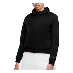 Nike Lapel Golf Sports Short Cuffed Jacket - Black