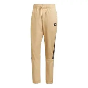 Adidas Colorblock Splicing Woven Sports Pants/trousers/joggers Khaki - Default Color