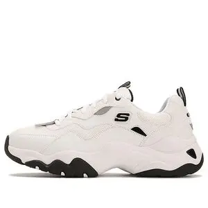Sketchers D'lites Low Top Sneakers - White