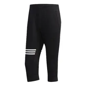 Adidas Ai Pnt 3 Dk Sports Running Stripe 3/ Knit Long Pants/trousers - Black