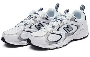 NEW BALANCE 408 "munsell White Natural Indigo" Low Top Sneakers - White/grey