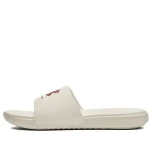 Under Armour Ansa Fixed Slide - Ivory/red Fusion