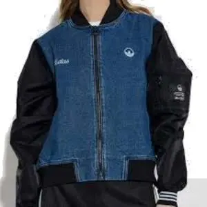 Adidas Collegiate Denim Bomber Jacket