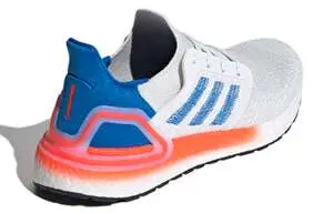 Adidas Ultraboost 20 "crystal Glow Blue Solar Red - White