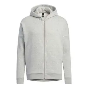 Adidas Zipper Hooded Jacket With Alphabet Print - Default Color