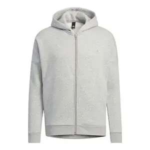 Adidas Zipper Hooded Jacket With Alphabet Print - Default Color